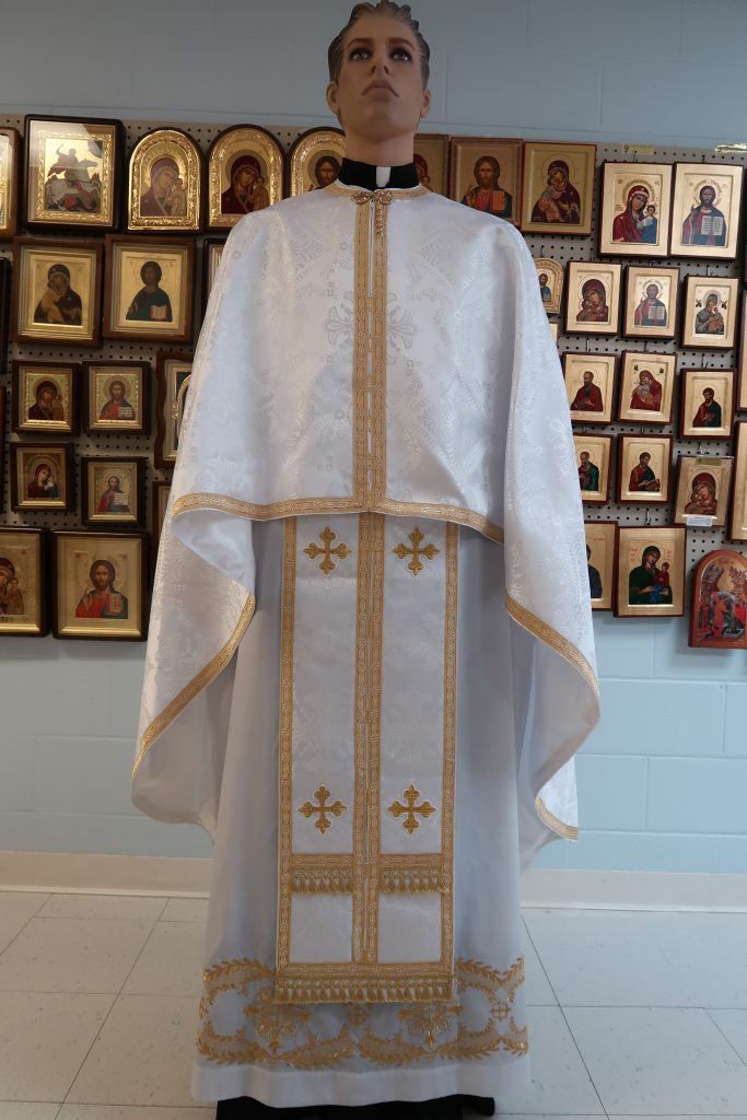 White Vestments Set – Byzantine Church Supplies
