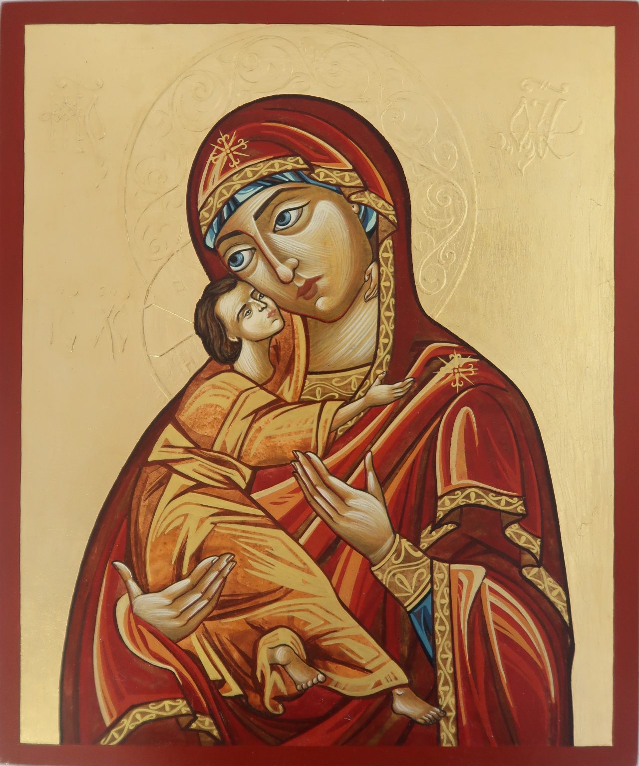 St. Michael Hand Painted Icon – Byzantine Church Supplies