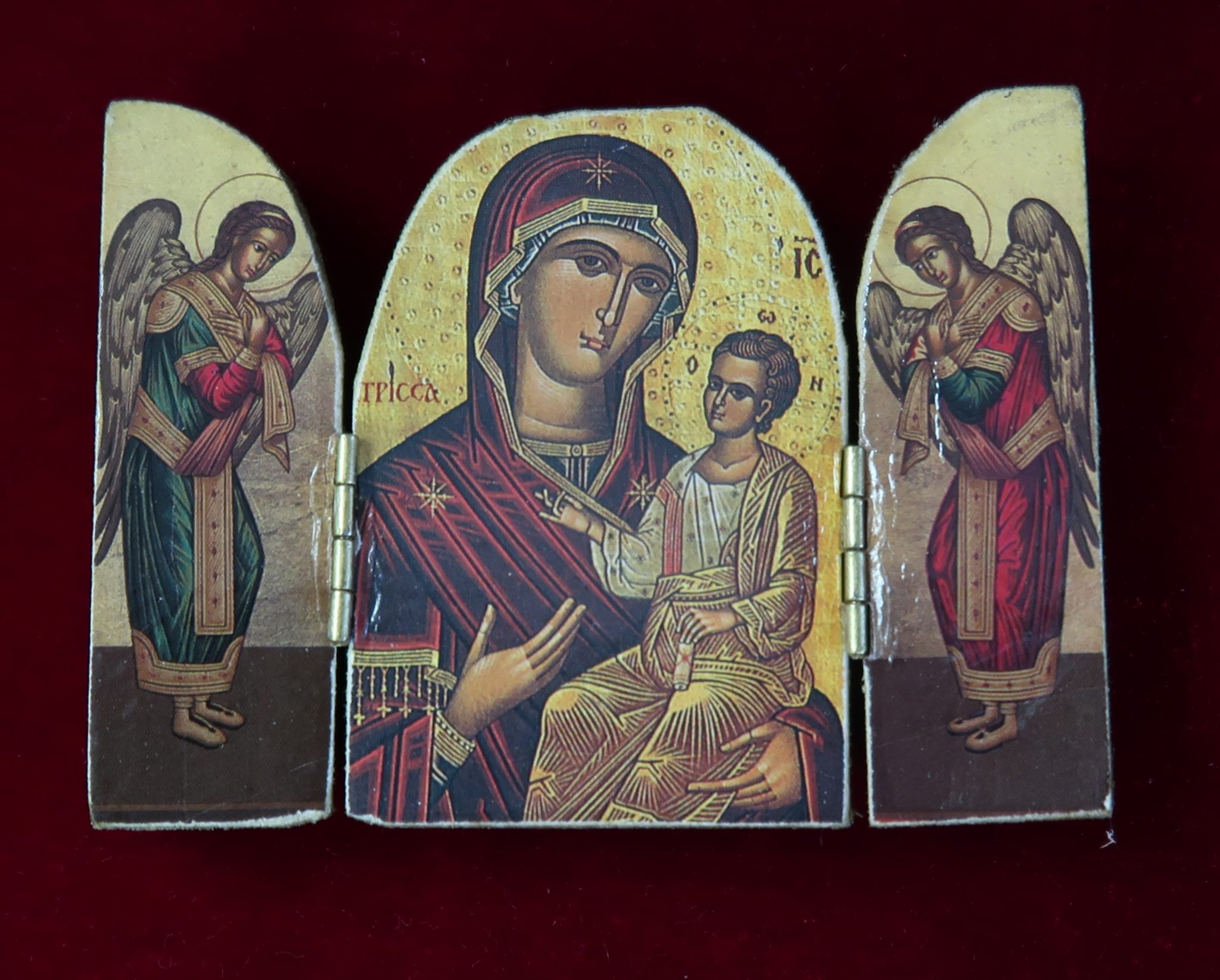 Triptych of the Mother of God with Angels – Byzantine Church Supplies