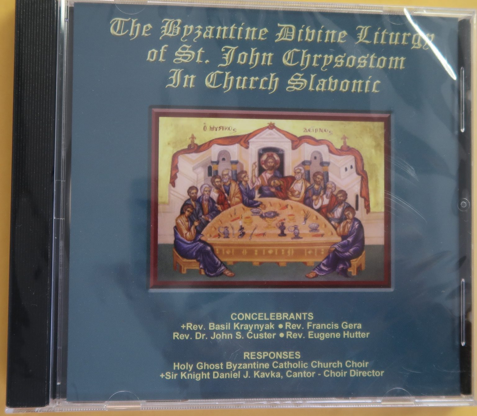 The Byzantine Divine Liturgy of St. John Chrysostom. CD – Byzantine ...