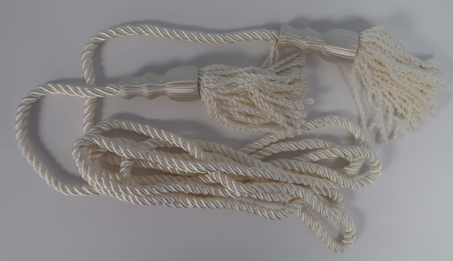 White cincture with tassels – Byzantine Church Supplies