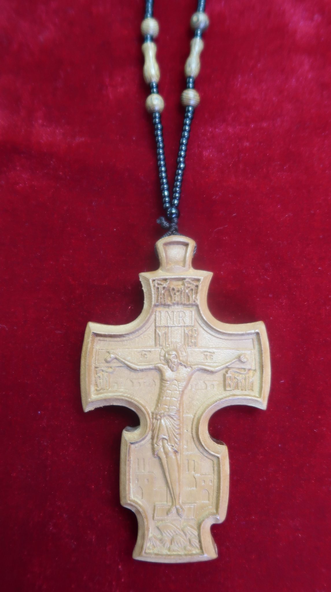 Wooden Orthodox Pectoral Cross – Byzantine Church Supplies
