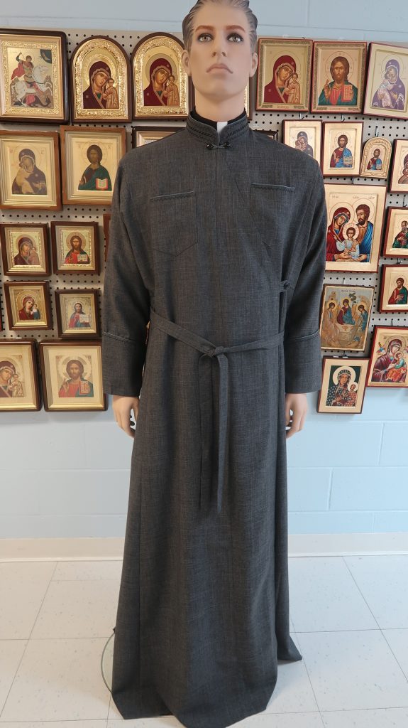 Dark Grey Cassock – Byzantine Church Supplies