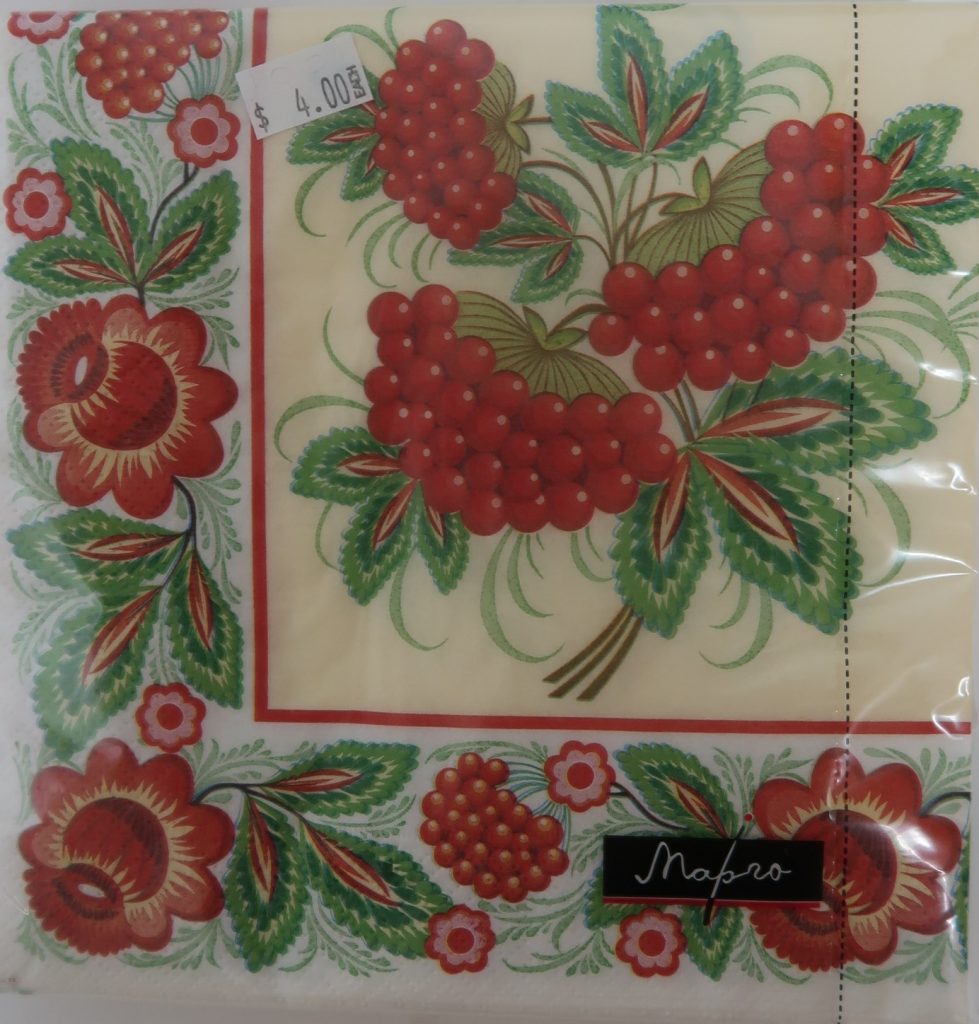 Dinner Napkin with Ukrainian Disign#1 – Byzantine Church Supplies