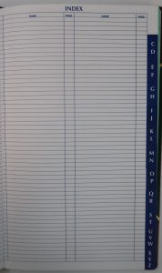 Death Register book – Byzantine Church Supplies