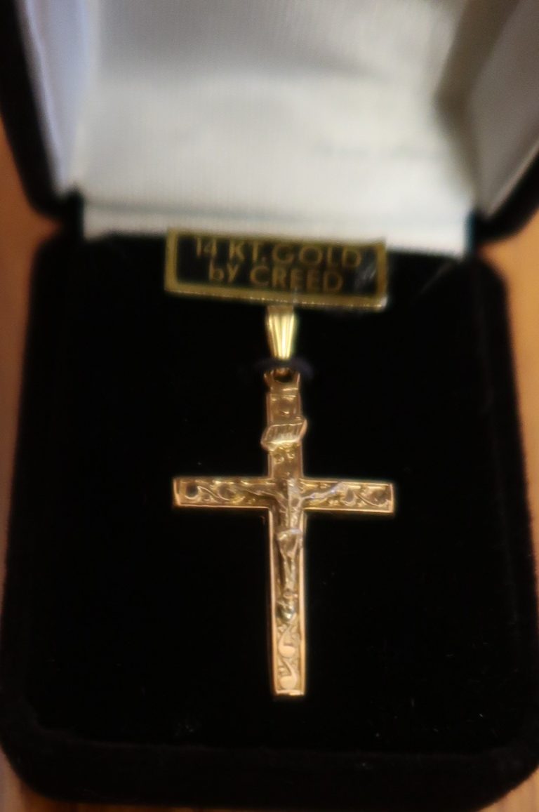 14 KT Gold Cross – Byzantine Church Supplies