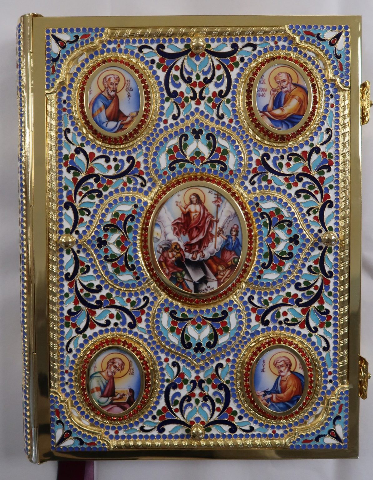 Gospel Book in Metal Cover – Byzantine Church Supplies