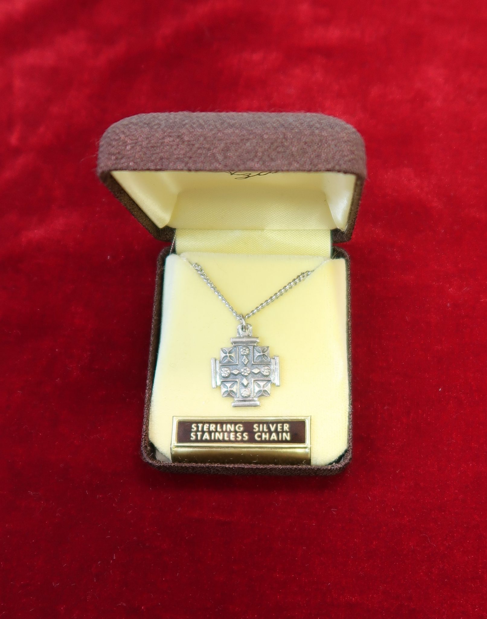 Holy Baptism Sterling Silver Medal Pendant – Byzantine Church Supplies