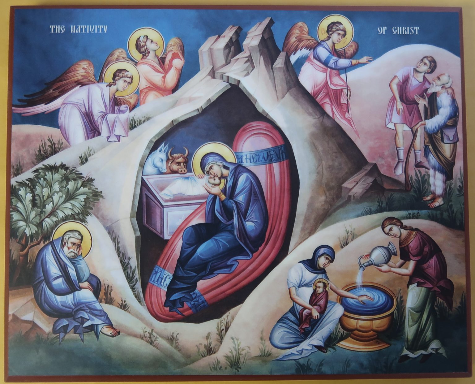 Nativity of Christ Icon – Byzantine Church Supplies