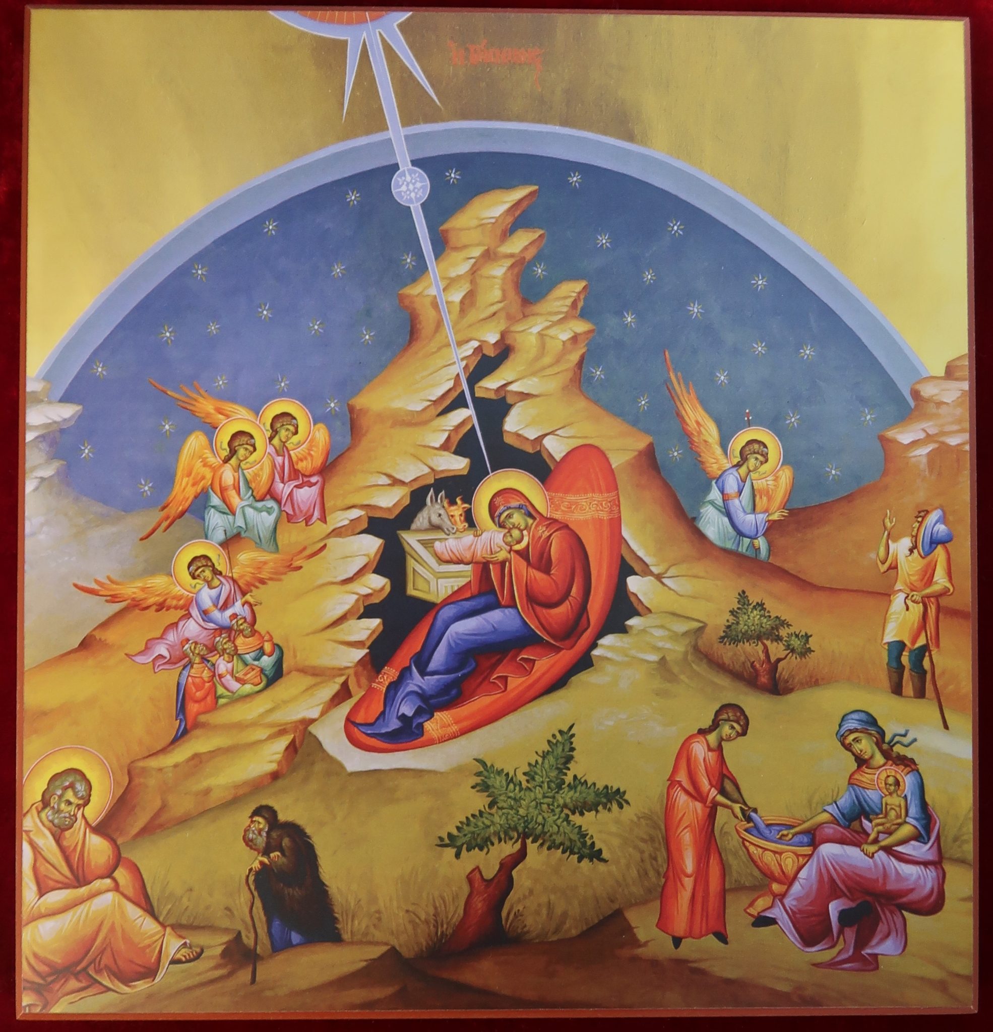 Nativity of Christ Icon – Byzantine Church Supplies