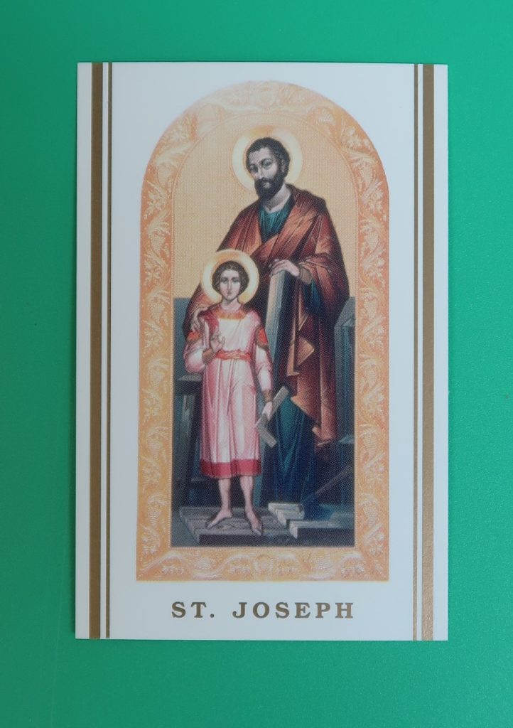St. Joseph Holy Cards – Byzantine Church Supplies