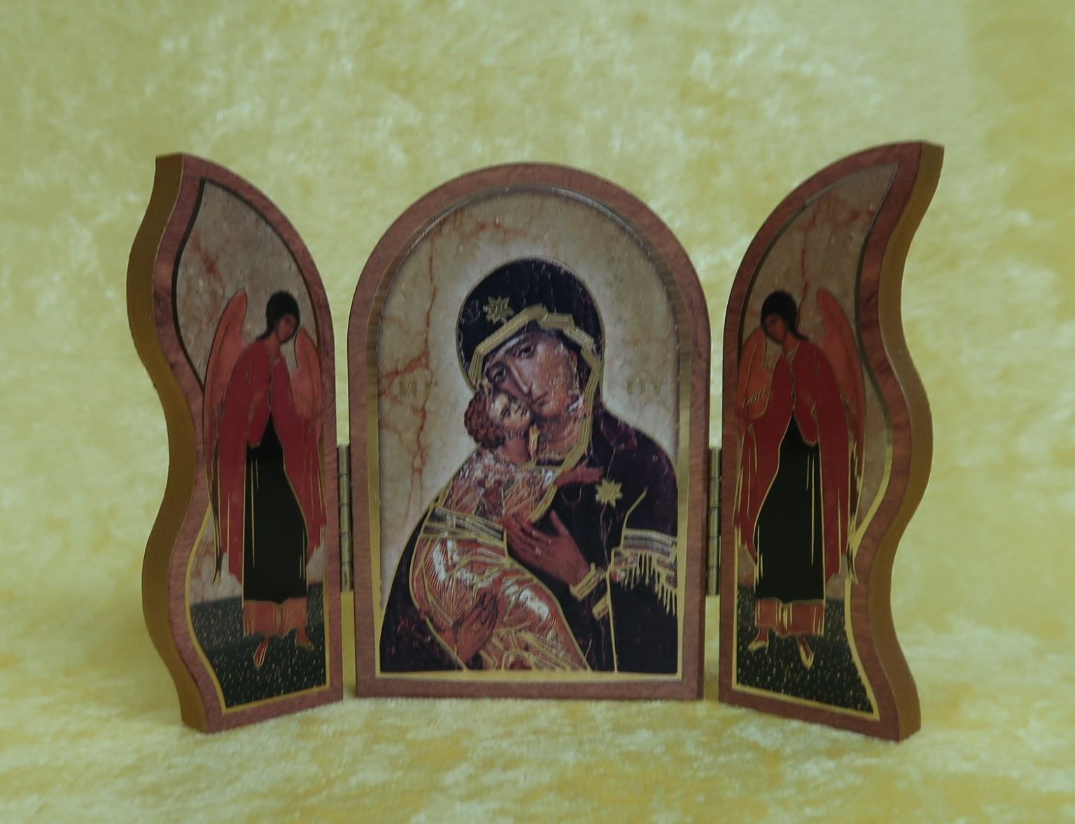 Mother of God of St. Vladimir Triptych – Byzantine Church Supplies