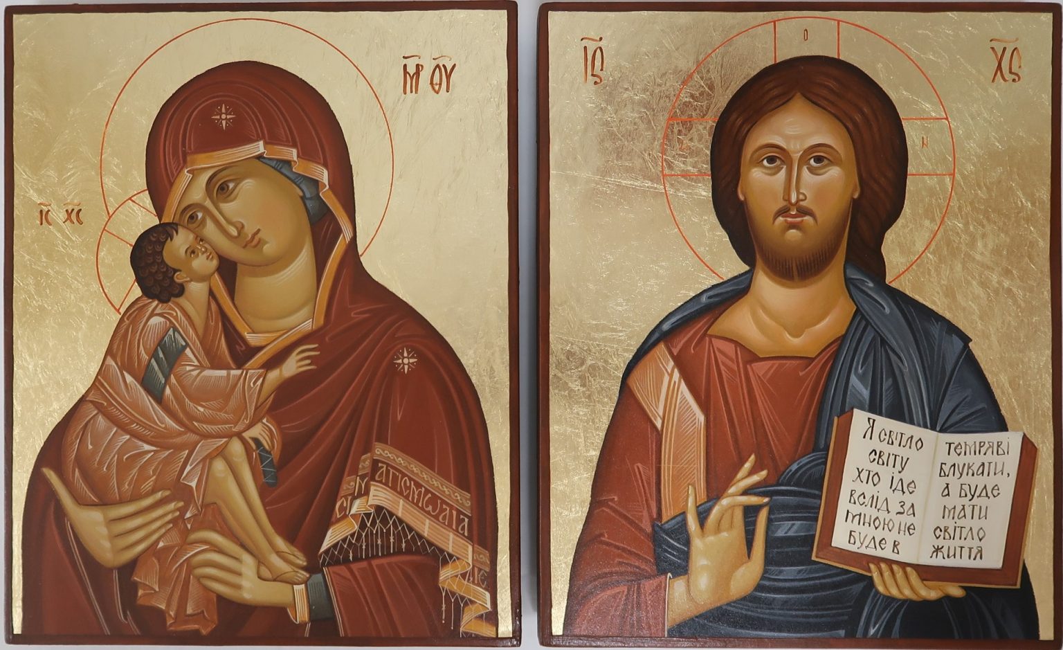 Set of Hand Painted Icons – Byzantine Church Supplies